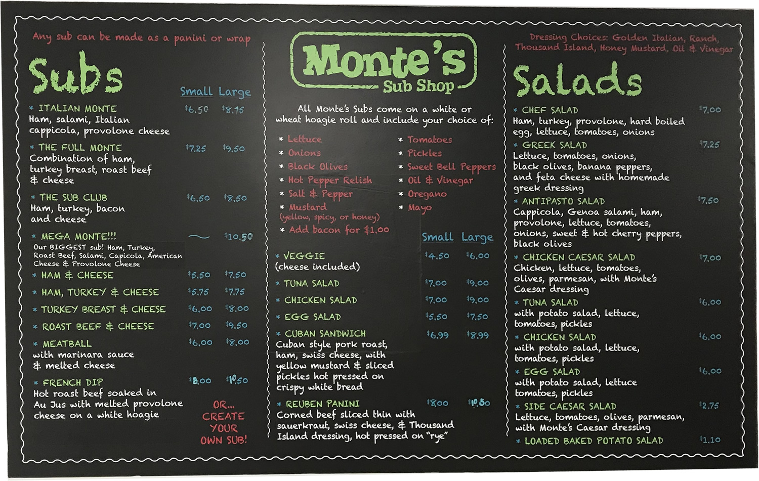 montes-menu – Greetings from the Past